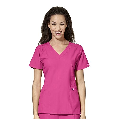 Click here for Wink Plus Size W123 Stylized V-Neck Scrub Top - Ho... prices