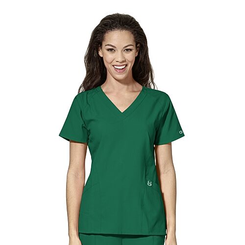 Click here for Wink Plus Size W123 Stylized V-Neck Scrub Top - Hu... prices