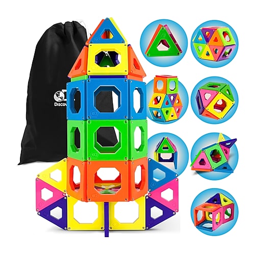 Click here for Discovery Kids Magnetic Tiles Set  with 12 Triangl... prices