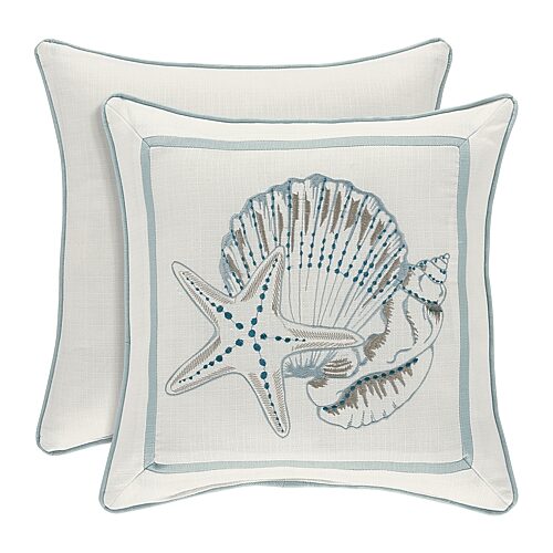 Click here for Royal Court Waters Edge Decorative Pillow  16 x 16... prices