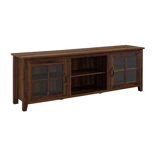 Click here for 70 Farmhouse Simple Window Pane 2 Door Wood TV Sta... prices