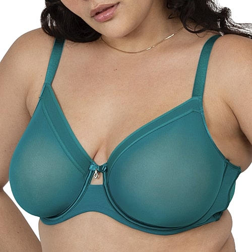 Curvy Couture Full Coverage Underwire Full Coverage Bra 1311  G  Green