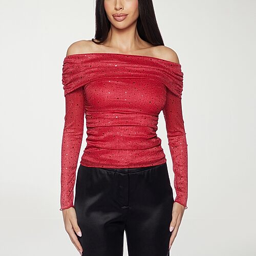 Click here for Premier Amour Off The Shoulder Womens Straight Nec... prices
