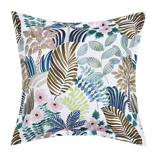 Click here for J by J Queen Bold Rainforest Sham  European - Teal prices