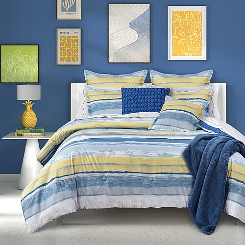 Click here for J by J Queen Bold Seashore 3-Pc. Comforter Set  Ki... prices