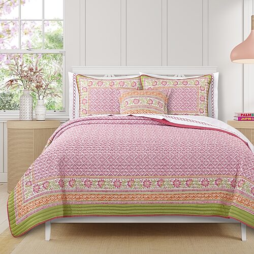 Click here for J by J Queen Bold Shiloh 3-Pc. Quilt Set  King/Cal... prices
