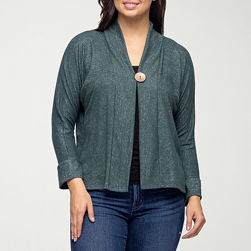 Click here for 24seven Comfort Apparel Womens Single Button Front... prices