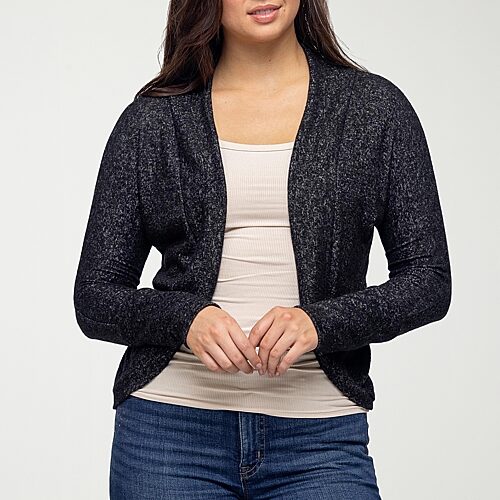 Click here for Womens 24/7 Comfort Apparel Curved Hem Open Front... prices