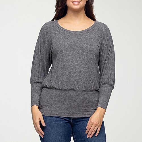 Click here for Womens 24/7 Comfort Apparel Blouson Sleeve Banded... prices