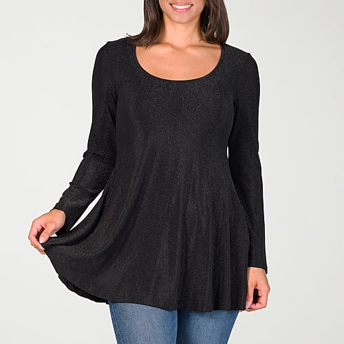 Click here for 24seven Comfort Apparel Womens Scoop Neck Long Sle... prices