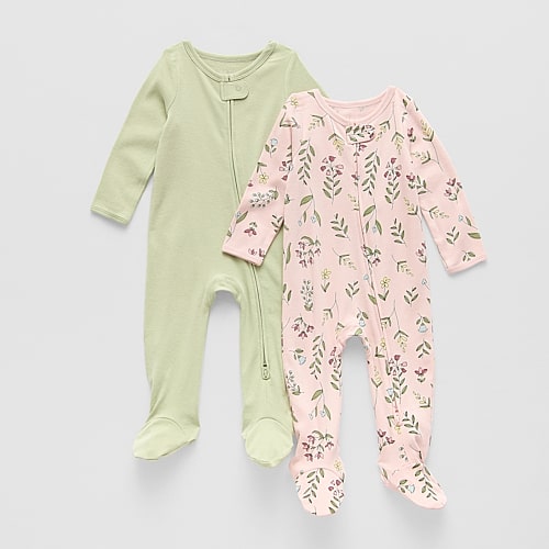 Click here for Okie Dokie Baby Girls 2-pc. Sleep and Play  3 Mont... prices