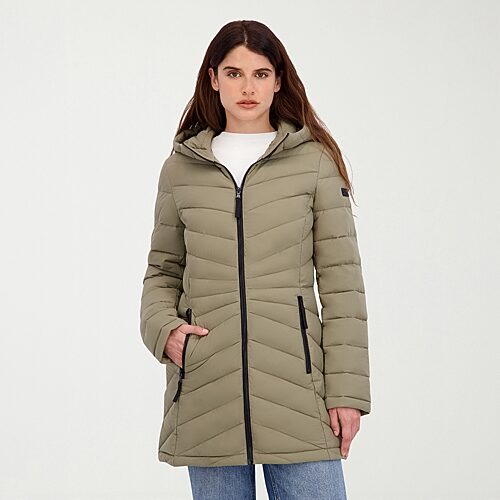 Click here for Hfx Womens Midweight Jacket  Medium  Beige prices