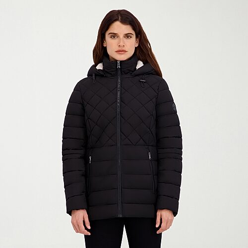 Click here for Hfx Womens Midweight Jacket  Large  Black prices
