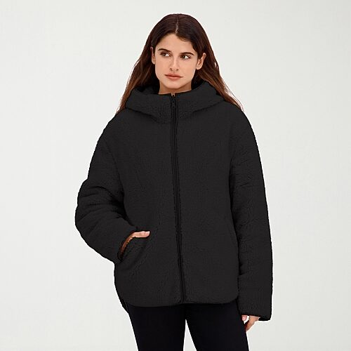 Click here for Hfx Womens Midweight Jacket  Large  Black prices