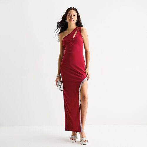 Click here for by&by Womens Juniors Asymmetrical Neck Sleeveless... prices