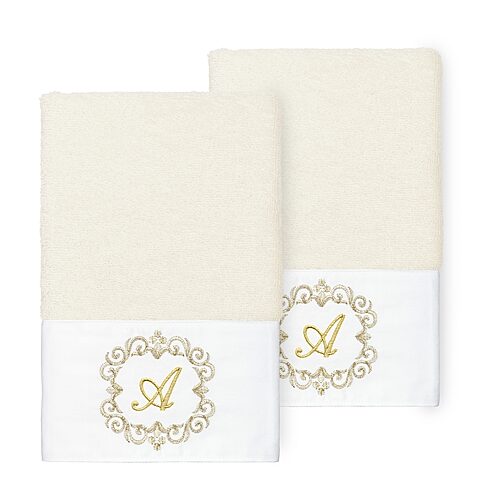 Click here for Linum Home Textiles Monica Gold 2-pc. Embellished... prices