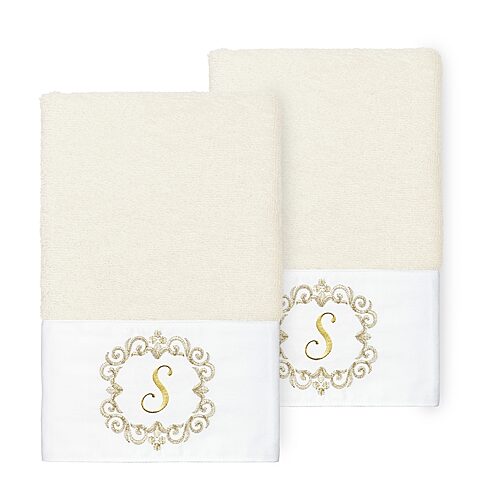 Click here for Linum Home Textiles Monica Gold 2-pc. Embellished... prices