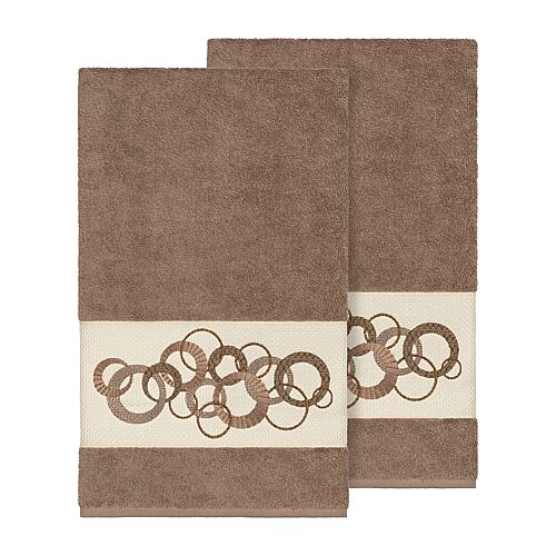 Click here for Linum Home Annabelle 2-Pc. Embellished Bath Towel... prices
