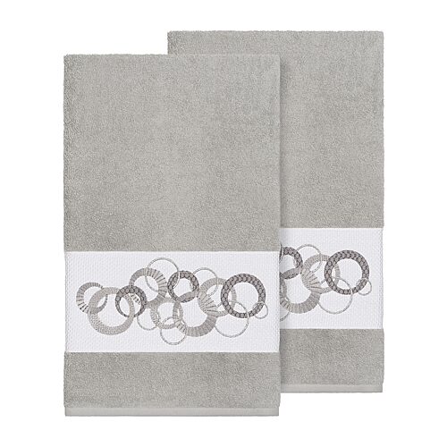 Click here for Linum Home Annabelle 2-Pc. Embellished Bath Towel... prices