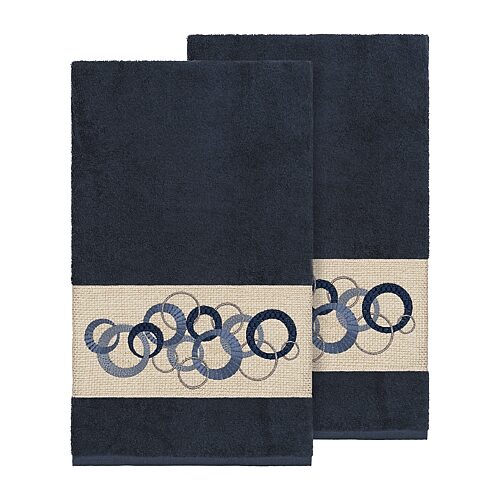 Click here for Linum Home Annabelle 2-Pc. Embellished Bath Towel... prices