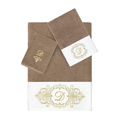 Click here for Linum Home Textiles Monica Gold Embellished 3-pc.... prices