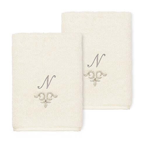 Click here for Linum Home Textiles Monica Silver Embellished 2-pc... prices