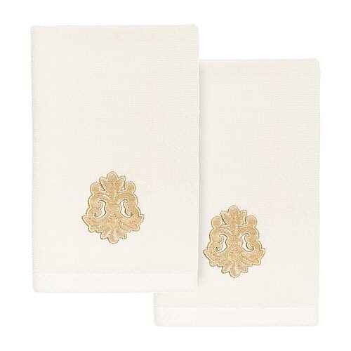 Click here for Linum Home Turkish Cotton May Embellished 2-Pc. Fi... prices