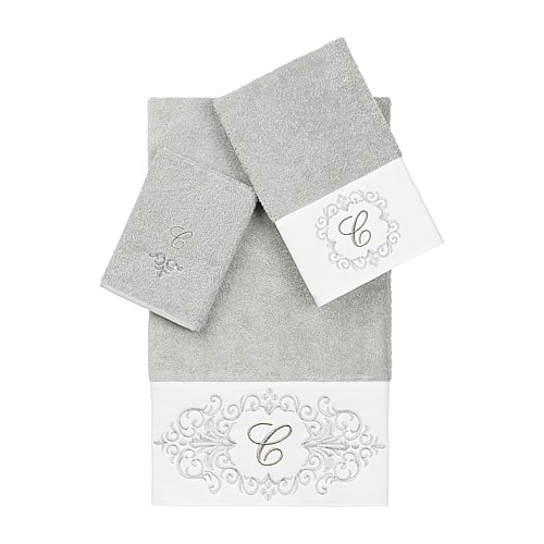 Click here for Linum Home Textiles Monica Silver Embellished 3-pc... prices