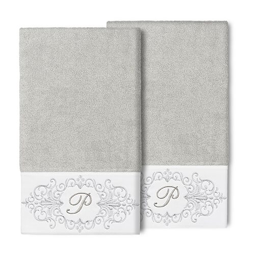 Click here for Linum Home Textiles Monica Silver Embellished 2-pc... prices