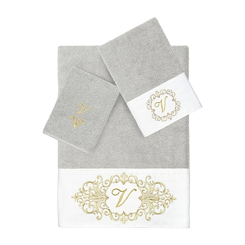 Click here for Linum Home Textiles Monica Gold Embellished 3-pc.... prices