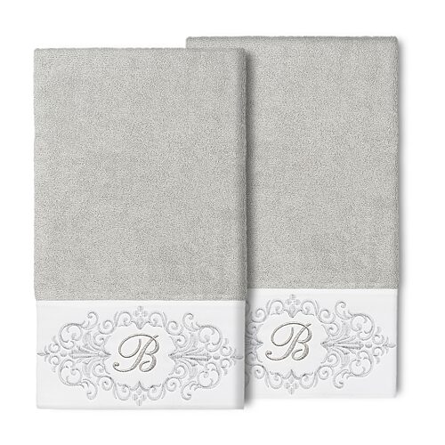 Click here for Linum Home Textiles Monica Silver Embellished 2-pc... prices