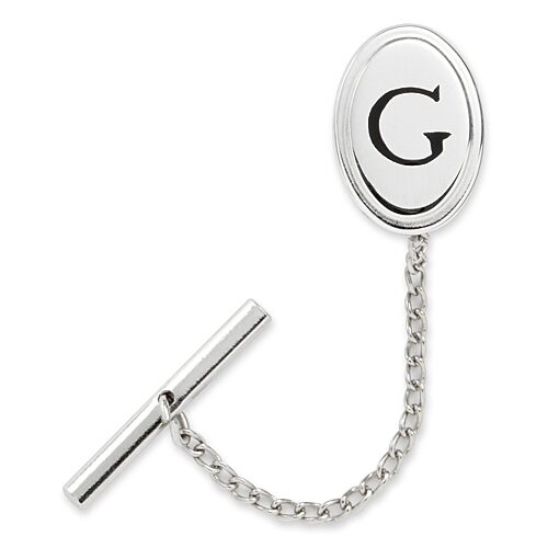 Click here for Personalized Tie Tack with Black Enamel  One Size... prices