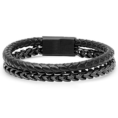 Click here for Minoxia Mens Stainless Steel 8 Inch Semisolid Whea... prices