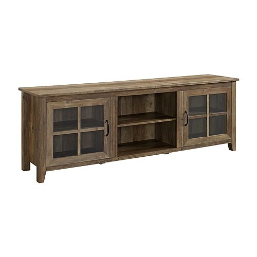 Click here for 70 Farmhouse Simple Window Pane 2 Door Wood TV Sta... prices
