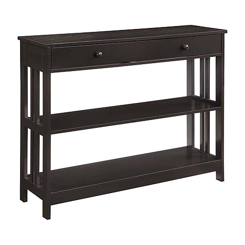 Click here for Convenience Concepts Mission 1-Drawer Console Tabl... prices