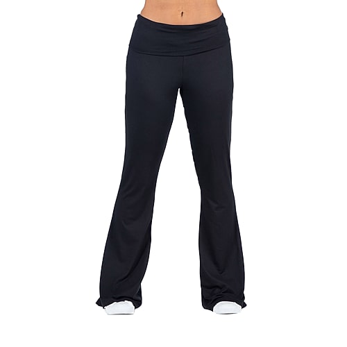 Click here for 24seven Comfort Apparel Womens Mid Rise Flare Pala... prices