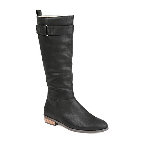 Click here for Journee Collection Womens Lelanni Stacked Heel Rid... prices