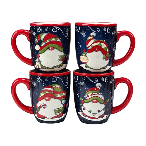 Click here for Certified International Holiday Magic Gnome 4-pc.... prices