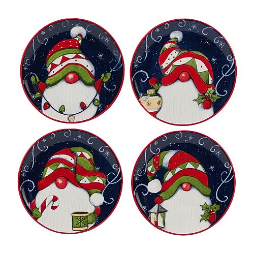 Click here for Certified International Holiday Magic Gnome 4-pc.... prices