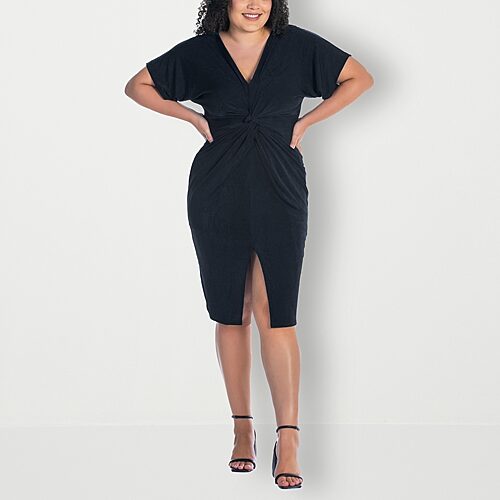 Click here for 24seven Comfort Apparel Plus Size Short Sleeve V-N... prices