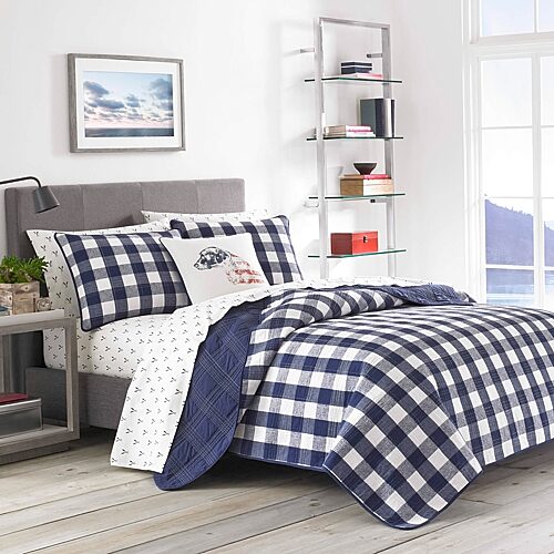 Click here for Eddie Bauer Lakehouse 136 TC Reversible Quilt Set... prices