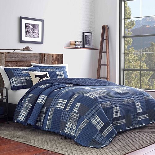 Click here for Eddie Bauer Eastmont Quilt Set  One Size  Blue prices