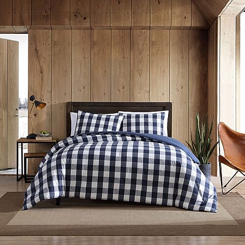 Click here for Eddie Bauer Lakehouse Plaid 3-Pc. Comforter Set  K... prices