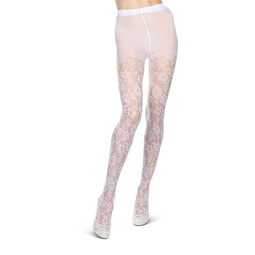 Click here for MeMoi Womens Floral Sheer Nylon Tights MTS08472 -... prices