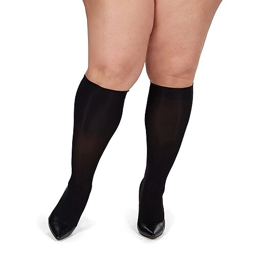 Click here for MeMoi Womens 2 Pair Pack Microfiber Opaque Curvy K... prices