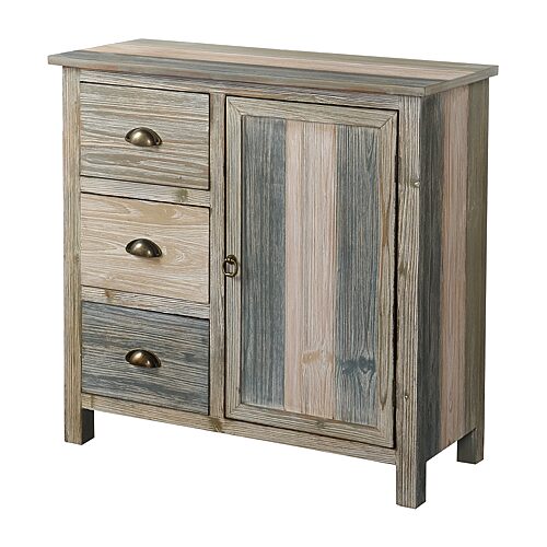 Click here for Sanibel 3 Drawer and Door Wooden Accent Cabinet  O... prices