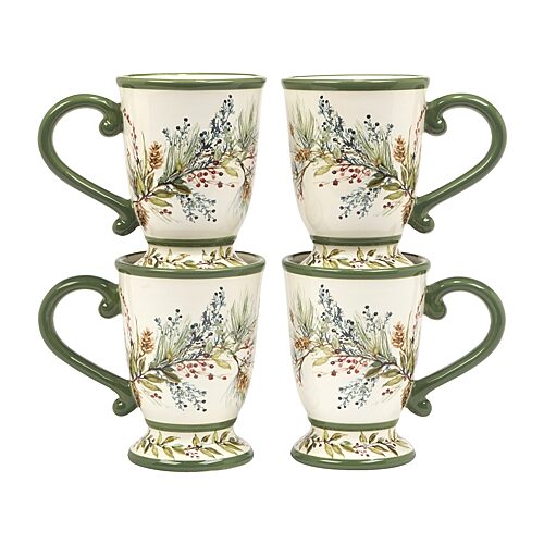 Click here for Certified International Winter Forest 4-pc. Coffee... prices