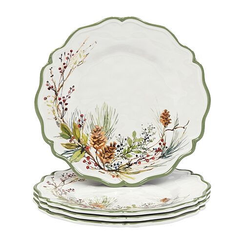 Click here for Certified International Winter Forest 4-pc. Melami... prices