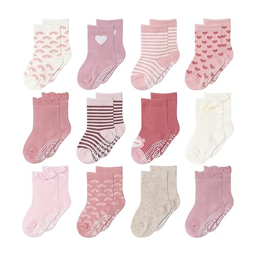 Click here for The Peanutshell Baby Girls 12pk Cotton Socks  Blus... prices