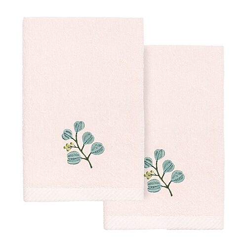 Click here for Linum Home Turkish Cotton Botanica Embellished 2-P... prices